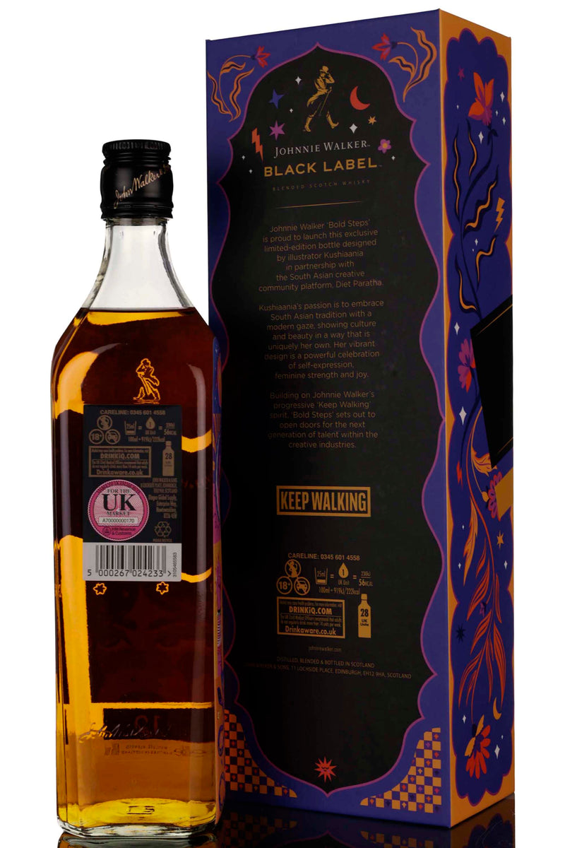 Johnnie Walker 12 Year Old - Black Label - Bold Steps - 2023 Release