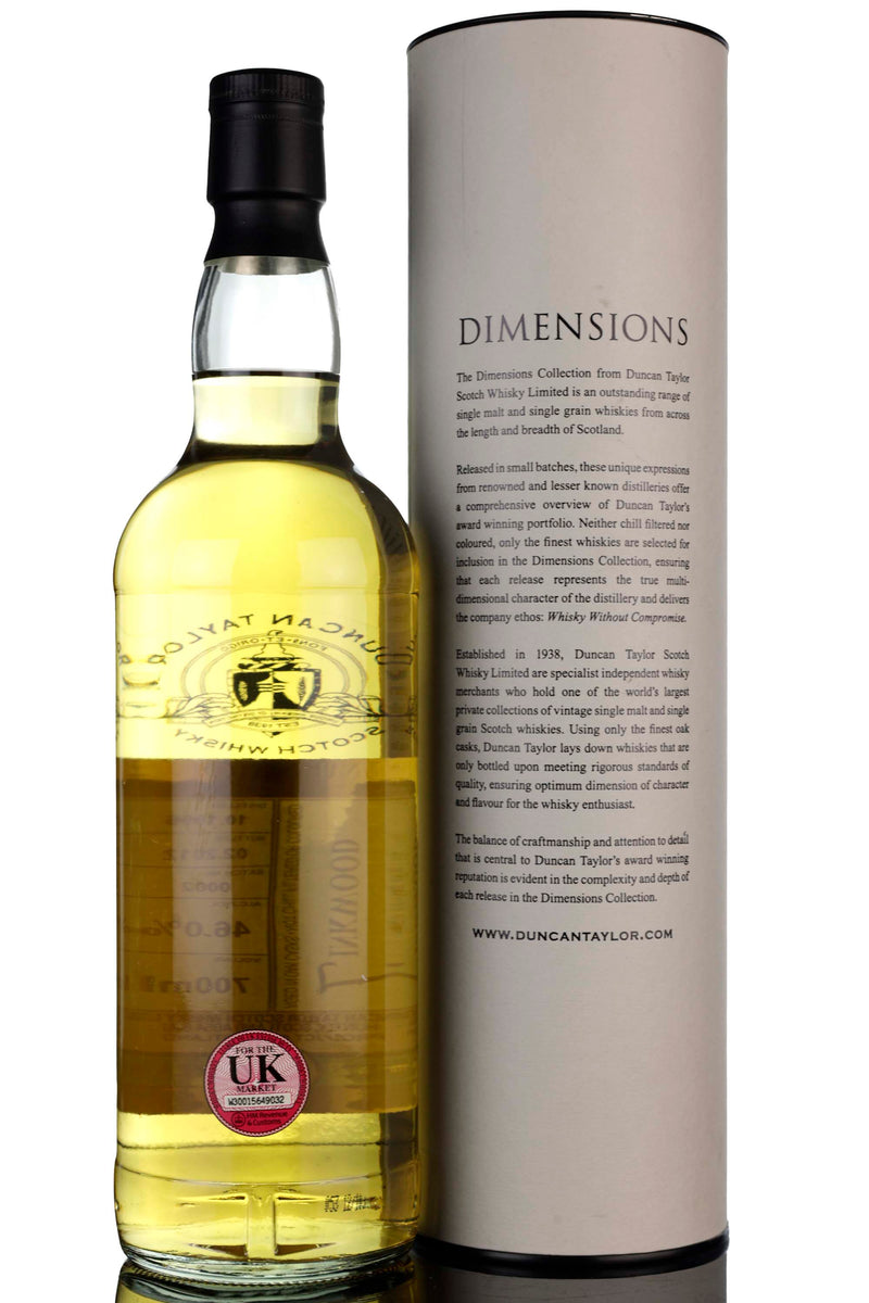 Linkwood 1996-2012 - 15 Year Old - Duncan Taylor - Dimensions - Batch