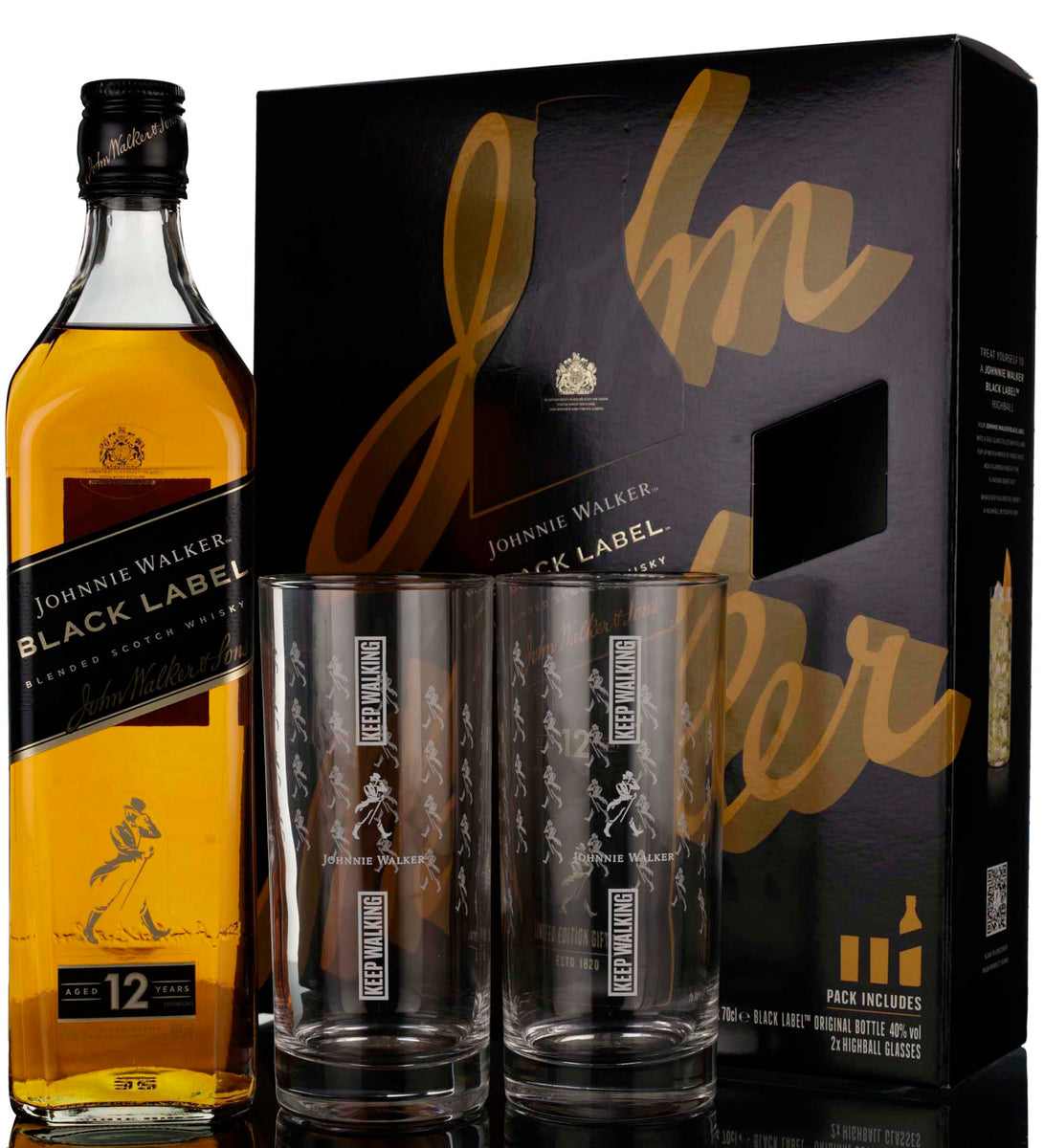 Johnnie Walker 12 Year Old - Black Label - Limited Edition Presentatio