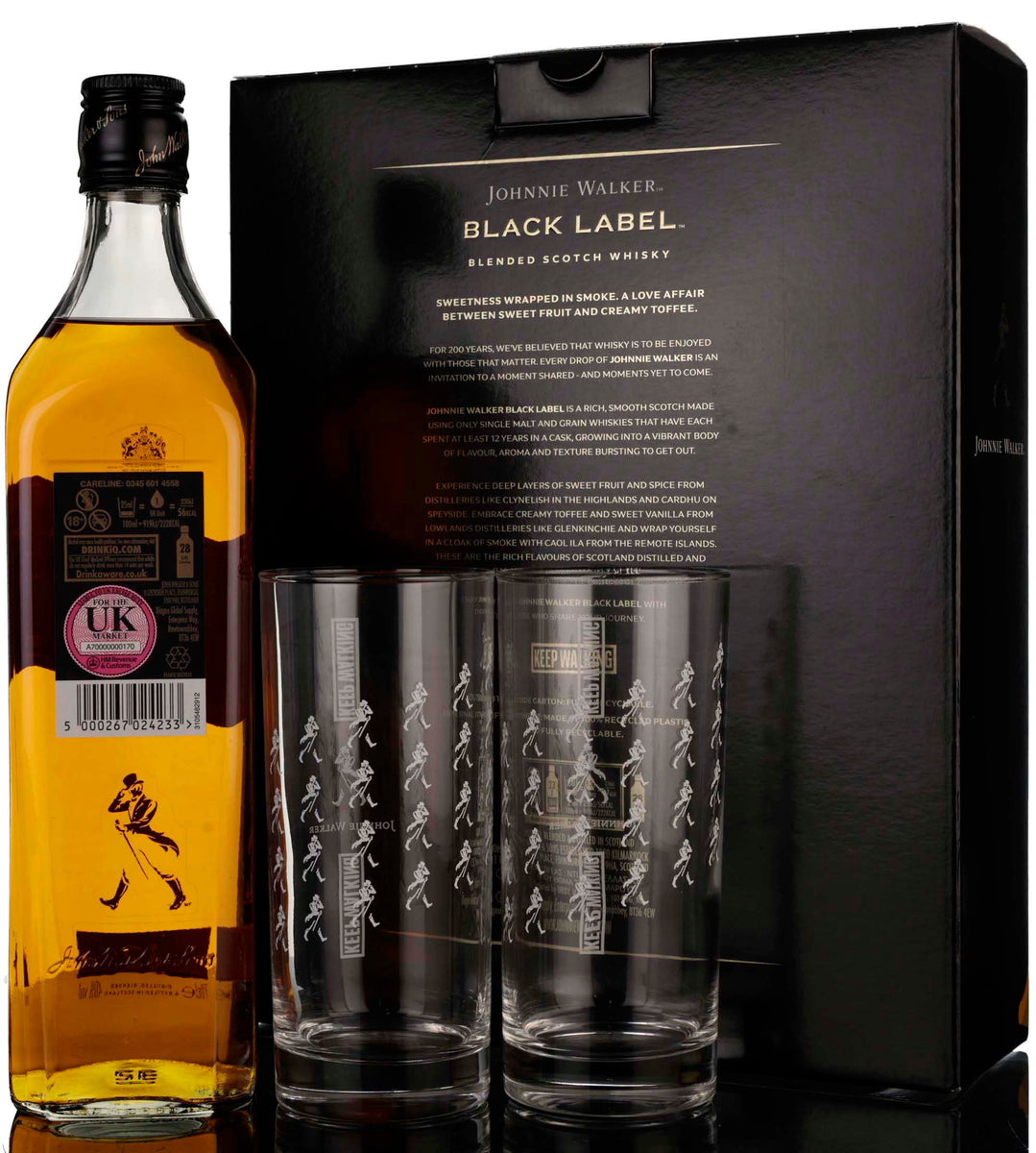 Johnnie Walker 12 Year Old - Black Label - Limited Edition Presentatio