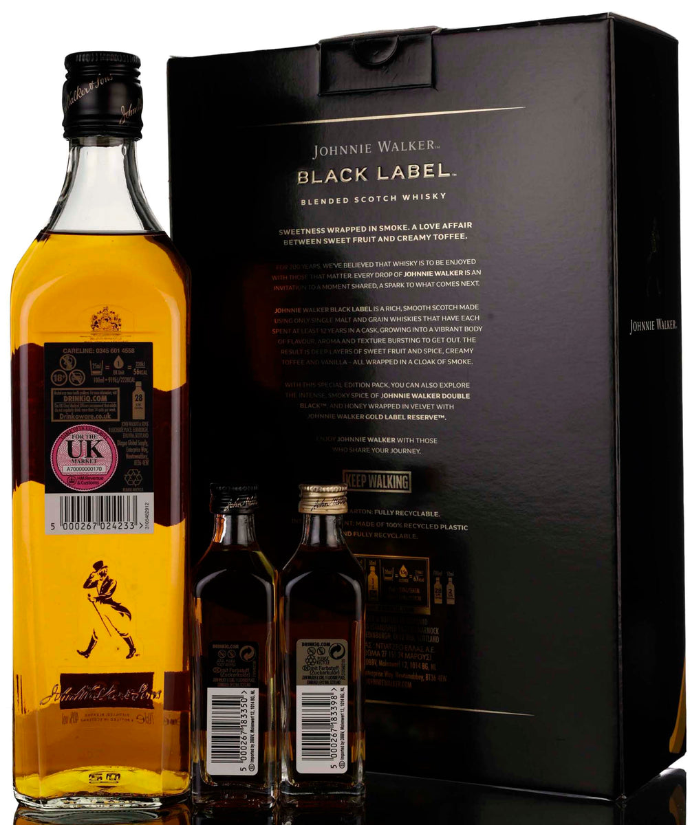 Johnnie Walker 12 Year Old - Black Label - Limited Edition Presentatio