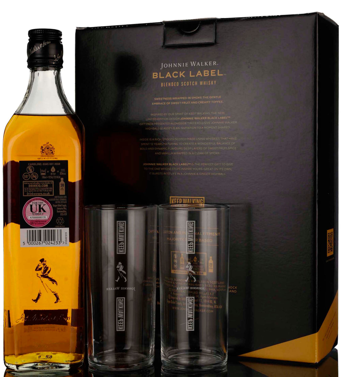 Johnnie Walker 12 Year Old - Black Label - Limited Edition Presentatio