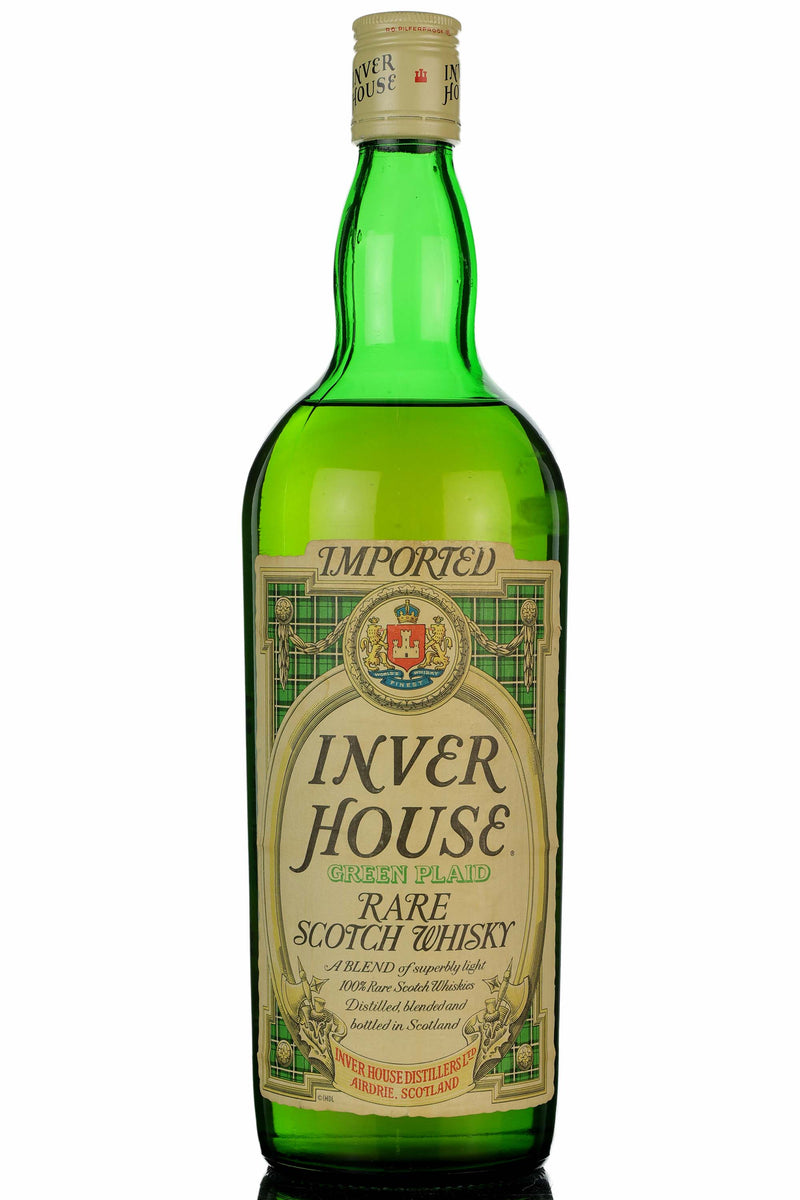 Inver House Green Plaid - 1980s - 1 Litre Lot Id: 0524-511