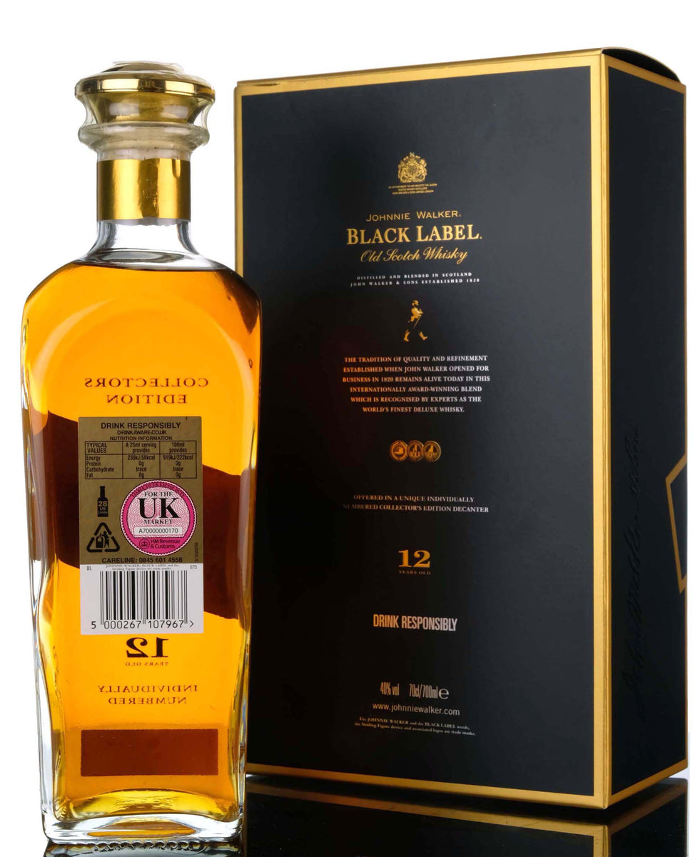 Johnnie Walker 12 Year Old - Black Label - Collectors Edition
