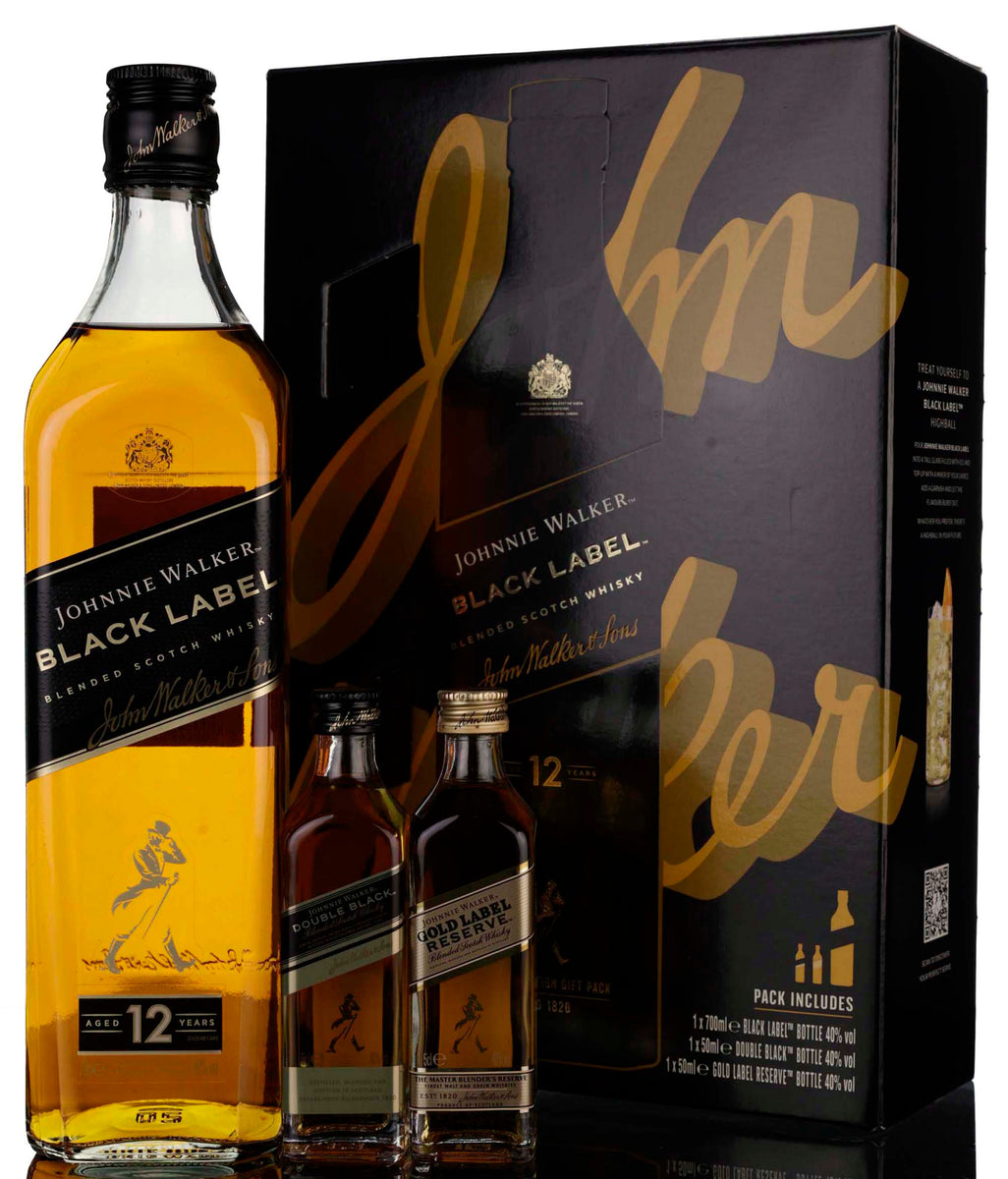 Johnnie Walker 12 Year Old - Black Label - Limited Edition Presentatio