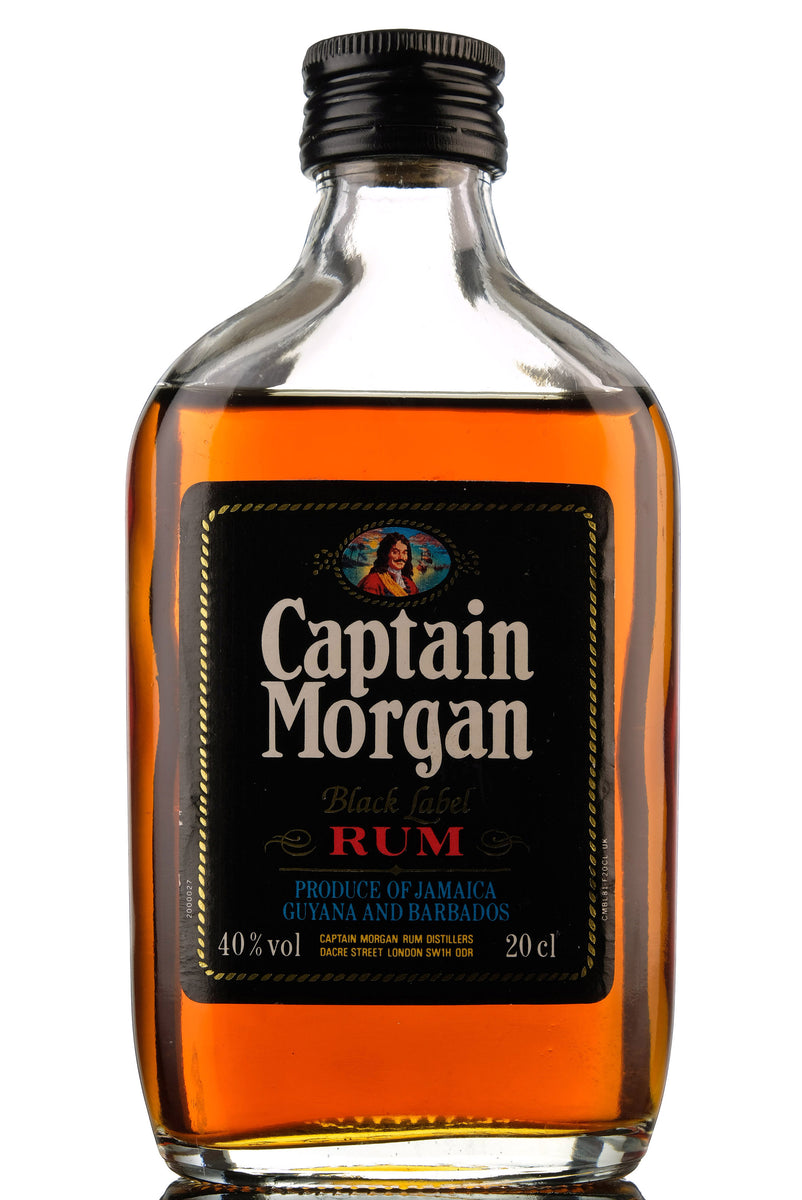 Captain Morgan Black Label Rum - Quarter Bottle Lot Id: 0923-205
