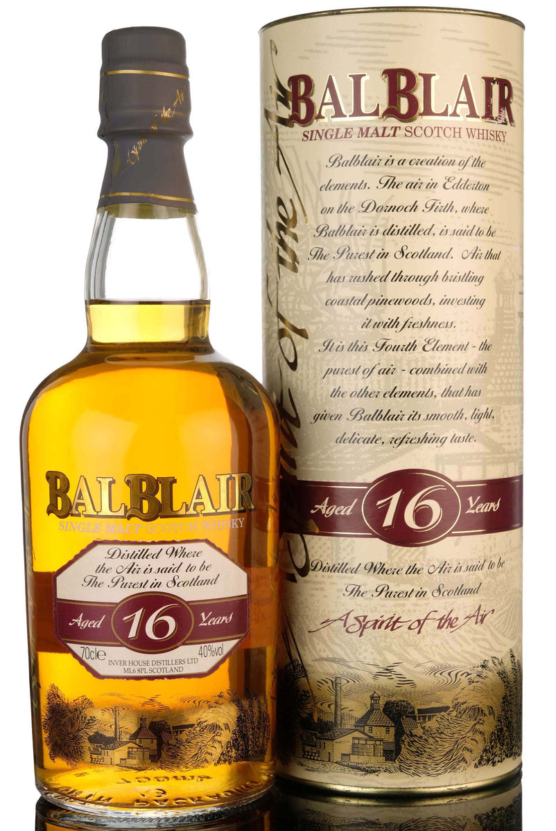 Balblair 16 Year Old - Circa 2000 Lot Id: 0923-550