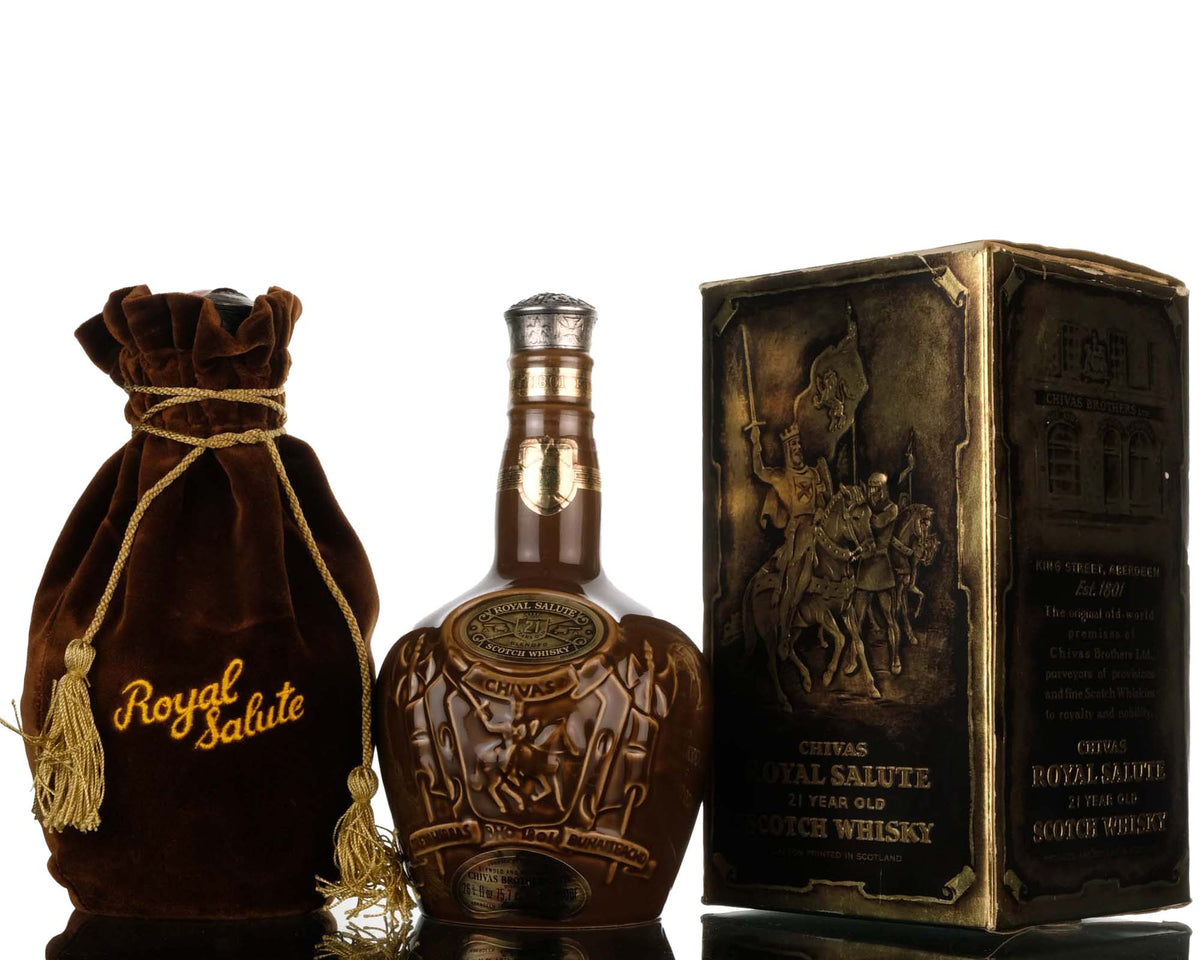 Royal Salute 21 Year Old - Brown Decanter - Late 1970s Lot Id: 1023-78
