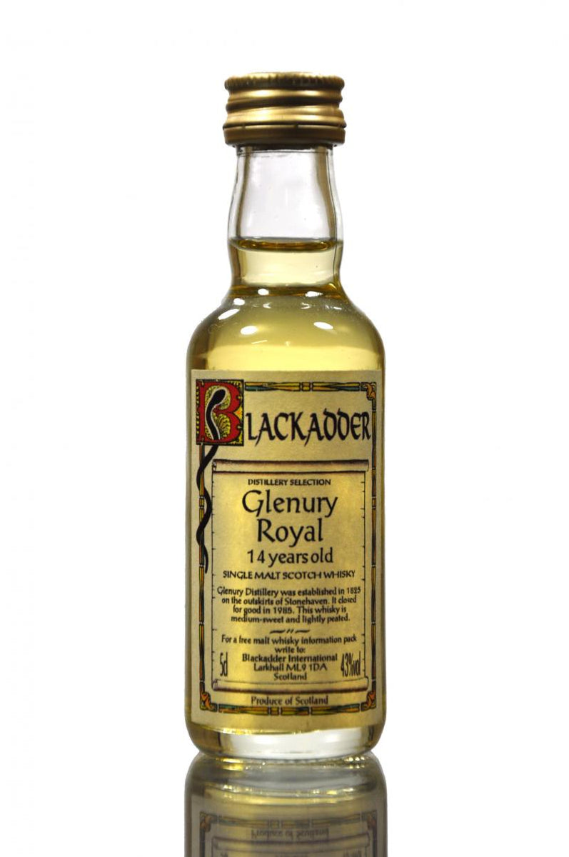 Glenury Royal 14 Year Old - Blackadder Miniature