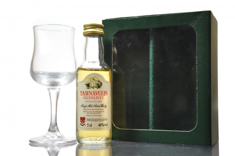 Tamnavulin-Glenlivet Miniature & Glass Pack