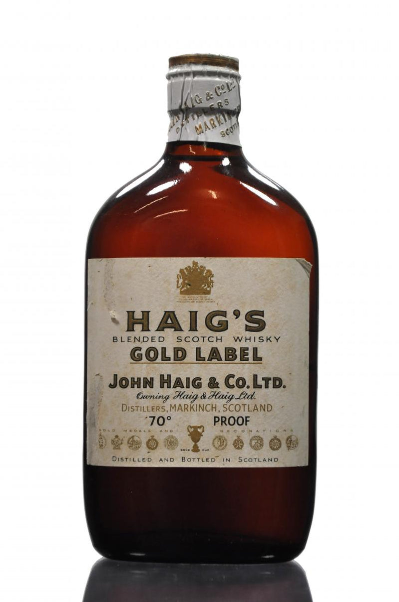 Haig Gold Label - Half Bottle - 1950s