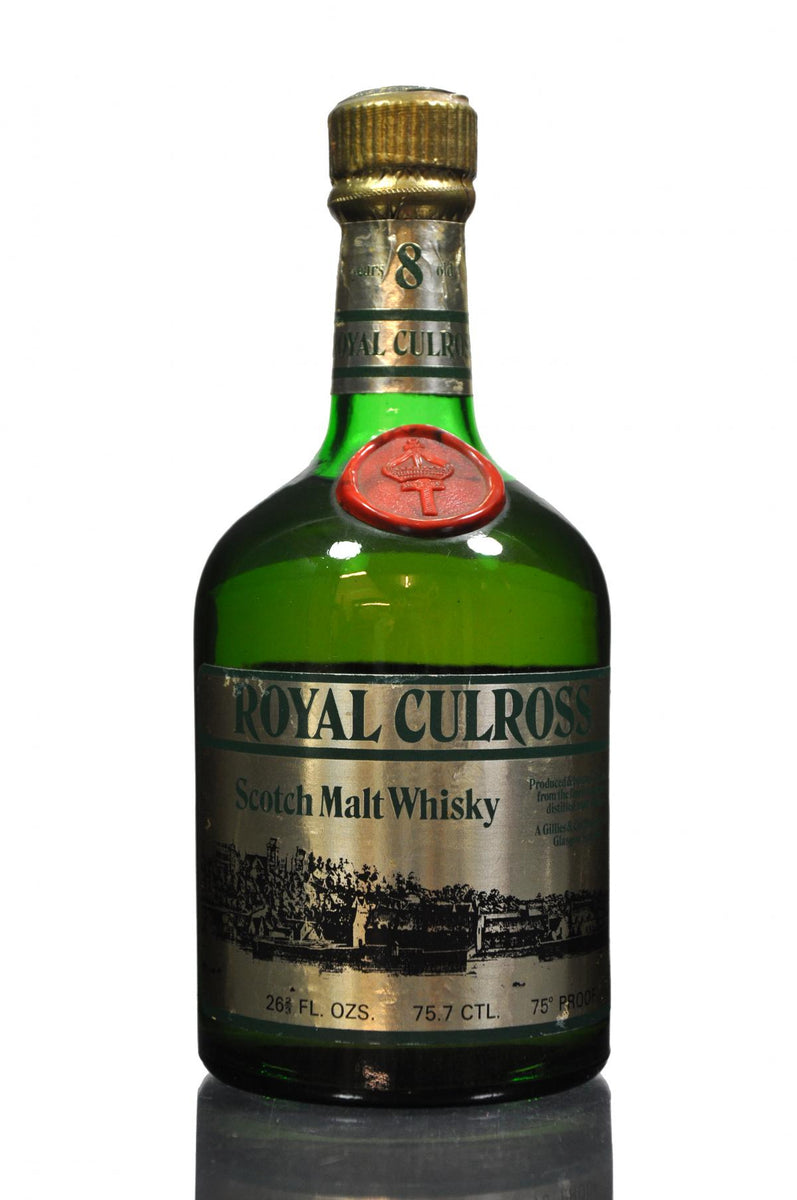 Royal Culross Malt Whisky - 8 Year Old - Late 1970s
