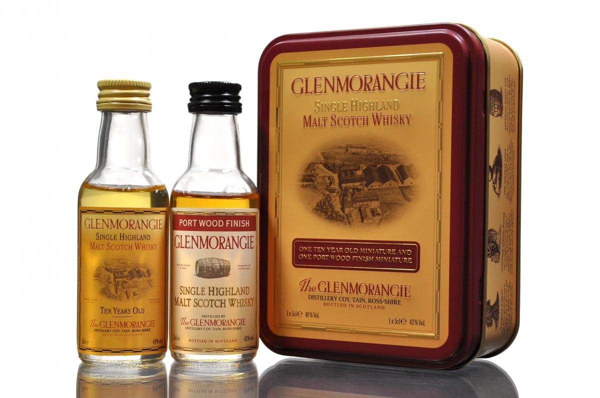 Glenmorangie 10 Year Old & Port Wood Miniatures