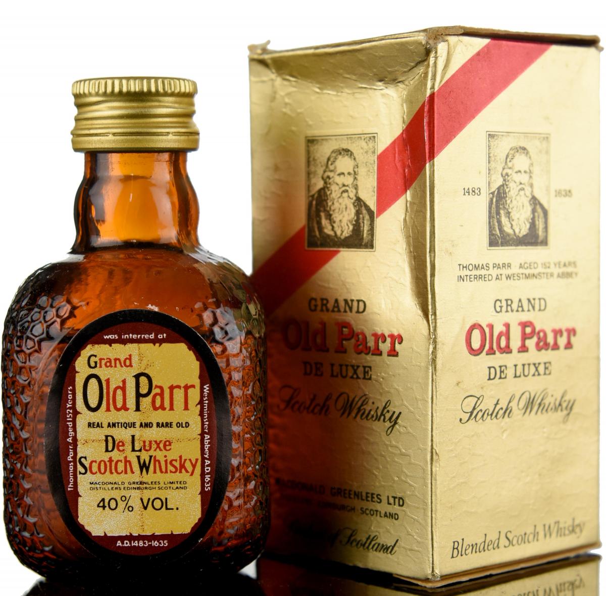 Grand Old Parr Miniature