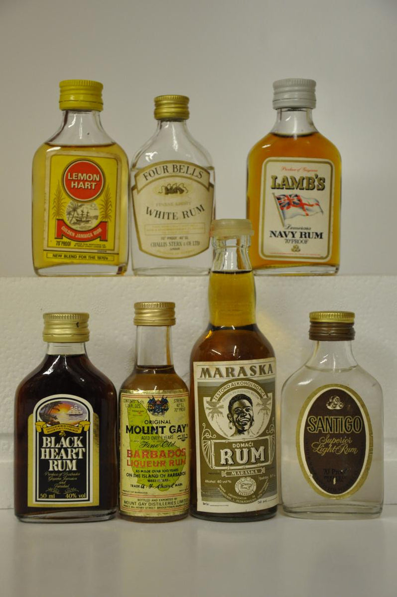 7 Rum Miniatures