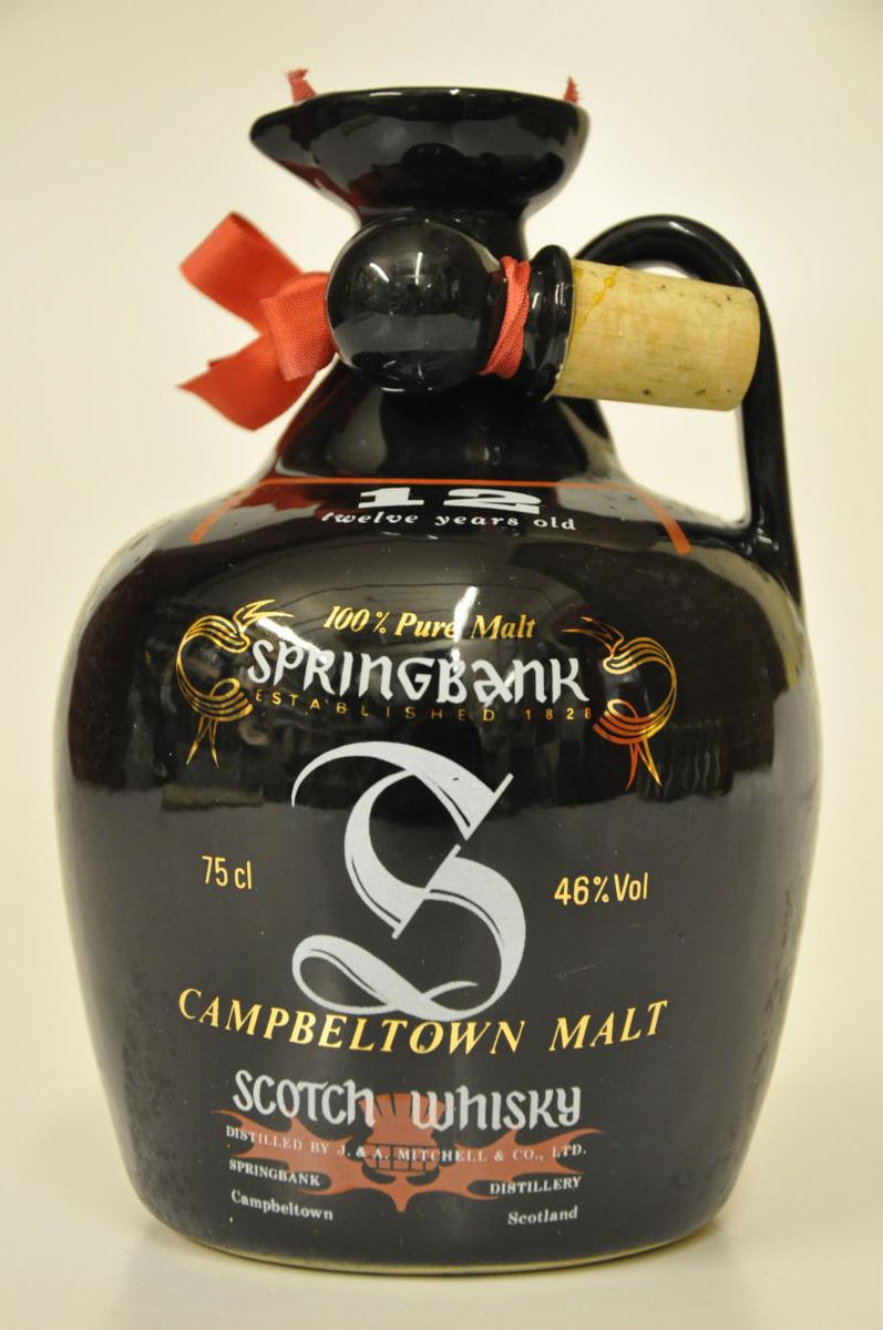 Springbank 12 Year Old - Ceramic Flagon 1980s