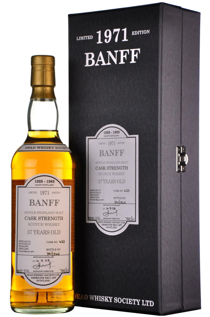 1971 Banff 37 Year Old Dead Whisky Society - Whisky-Online Shop