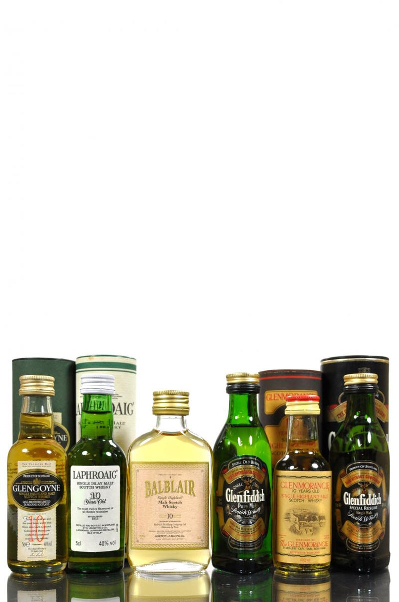 6 x Single Malt Scotch Whisky Miniatures