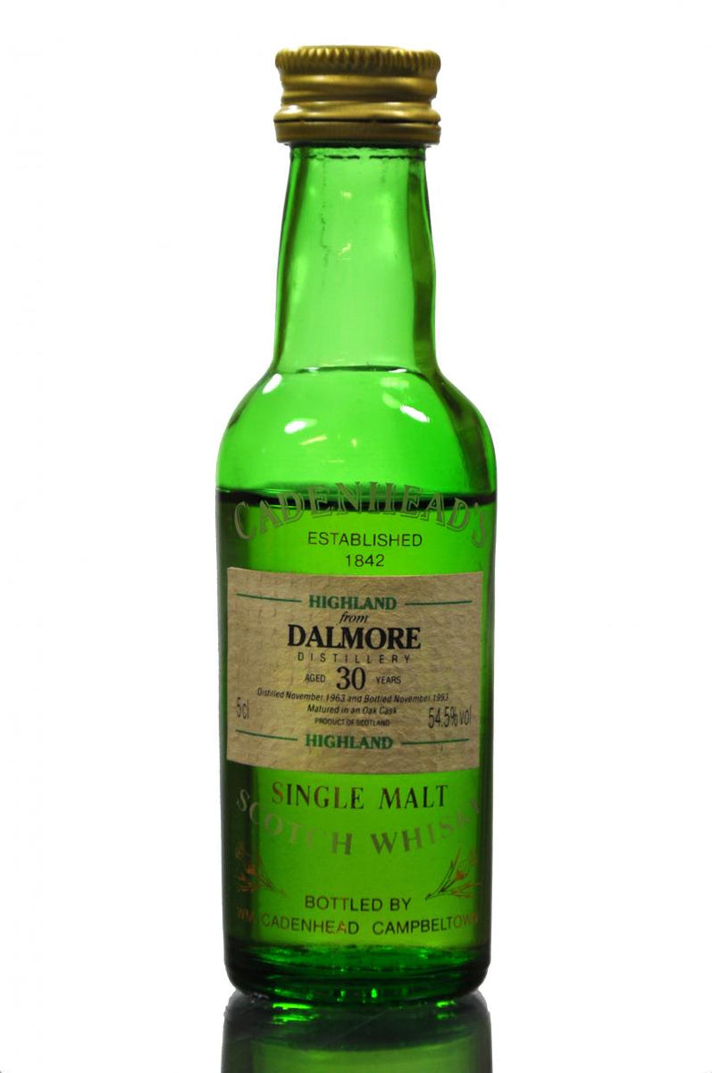 Dalmore 1963 - 30 Year Old - Cadenhead's Miniature