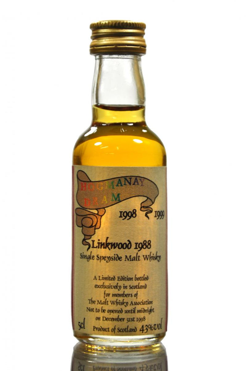 Linkwood 1988 - Hogmany Dram Miniature
