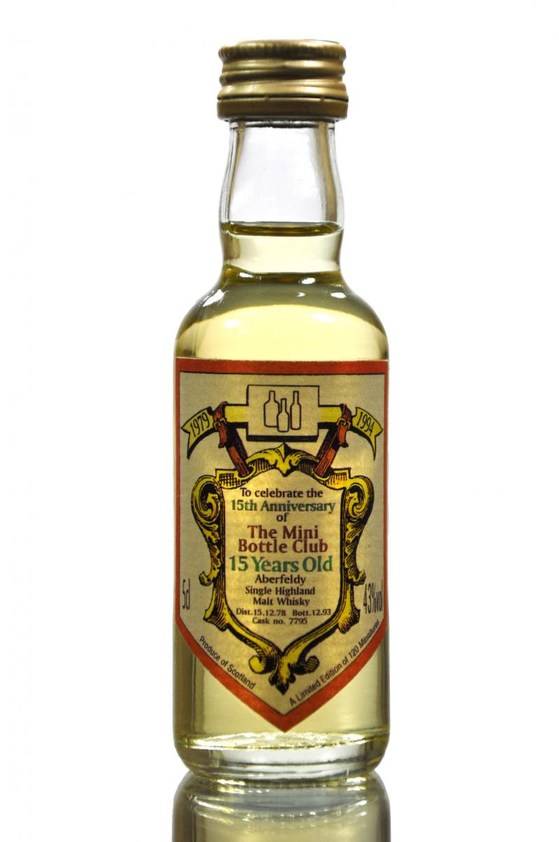 Aberfeldy 1978 - The Mini Bottle Club Miniature