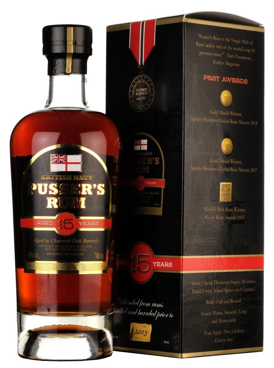 Pussers Rum 15 Year Old - Whisky-Online Shop